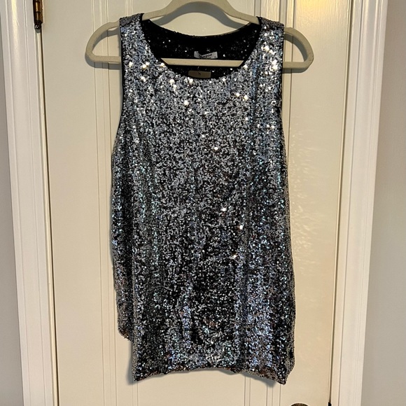 Source Unknown | Tops | Nwt Sparkle Sequined Tank Top | Poshmark